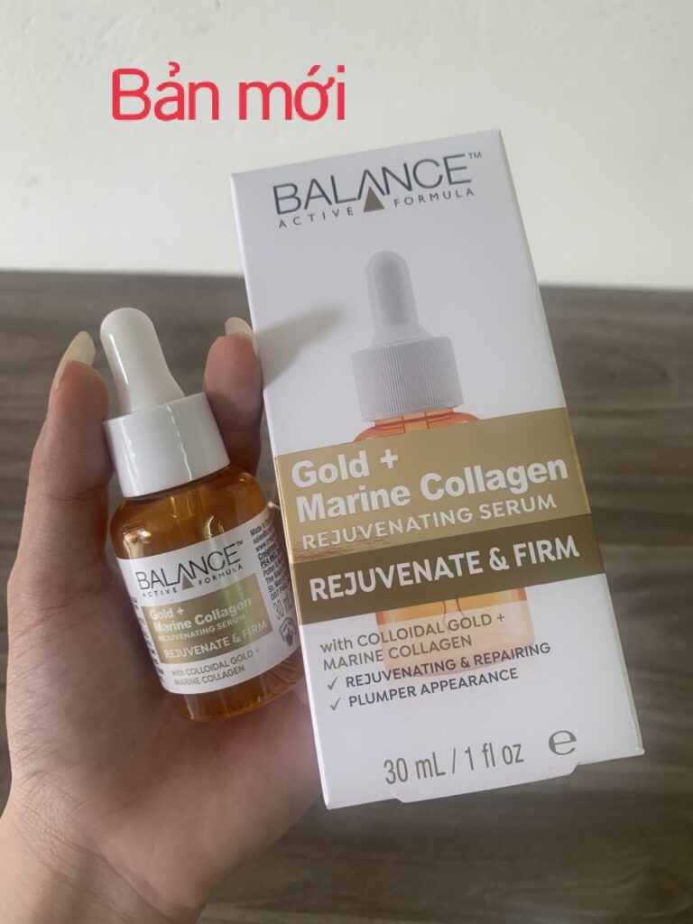 Review Serum Balance Gold Collagen bản mới (2021)